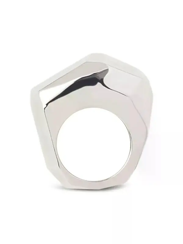 LANVIN Faceted Ring - Silver