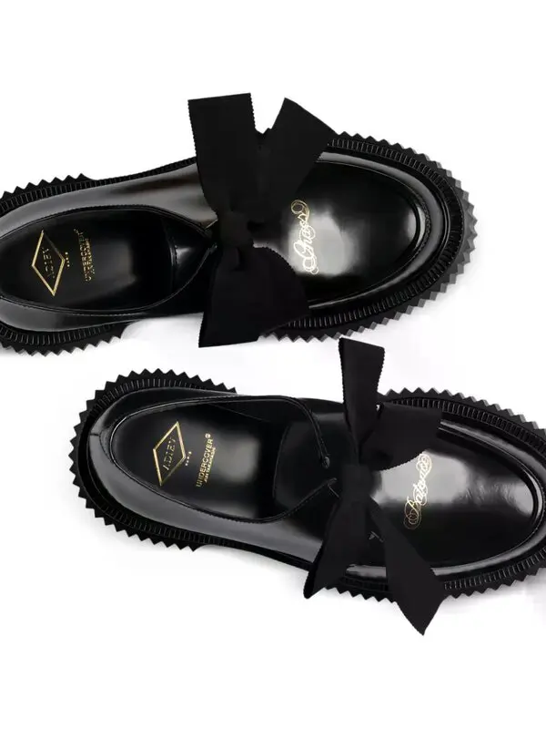 ADIEU PARIS Platform Derby Shoes - Black