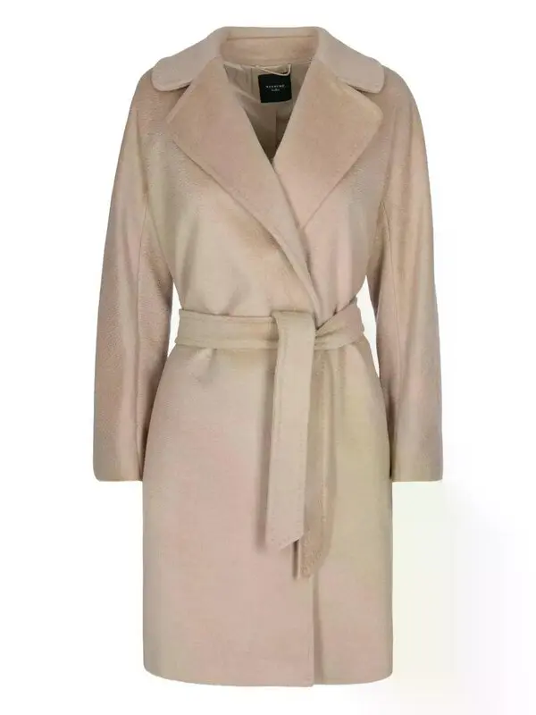 Max Mara Belted Virgin-wool Coat