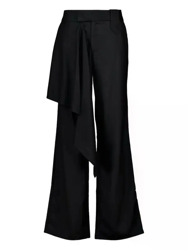 Johanna Ortiz Outlaw Drape-detail Trousers
