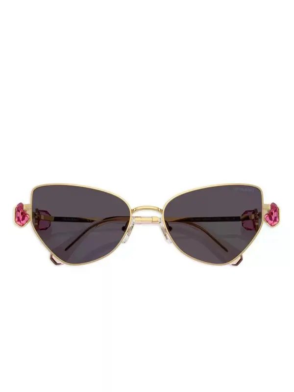 SWAROVSKI Cat-eye Sunglasses - Gold