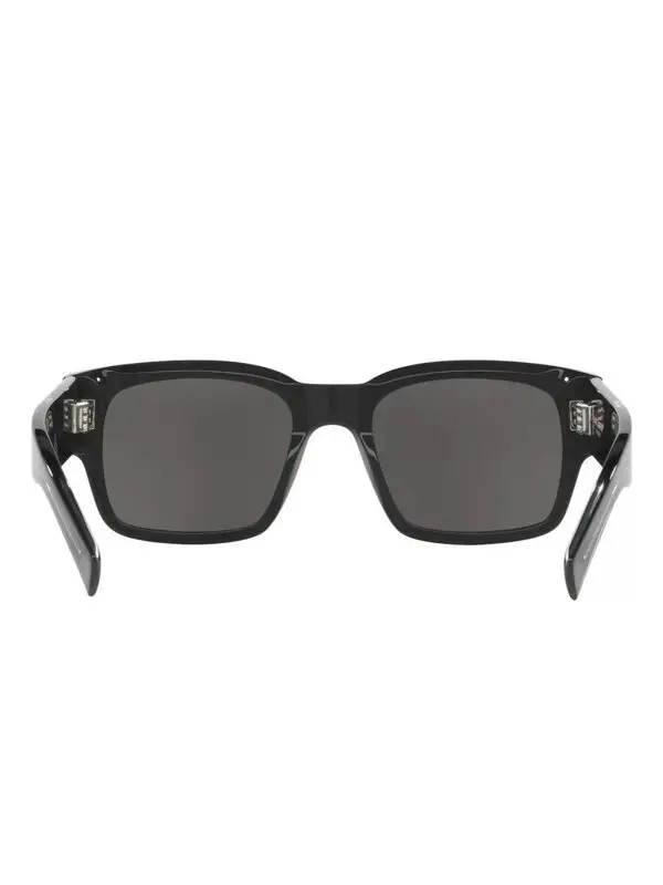 Saint Laurent Rectangle Logo Sunglasses