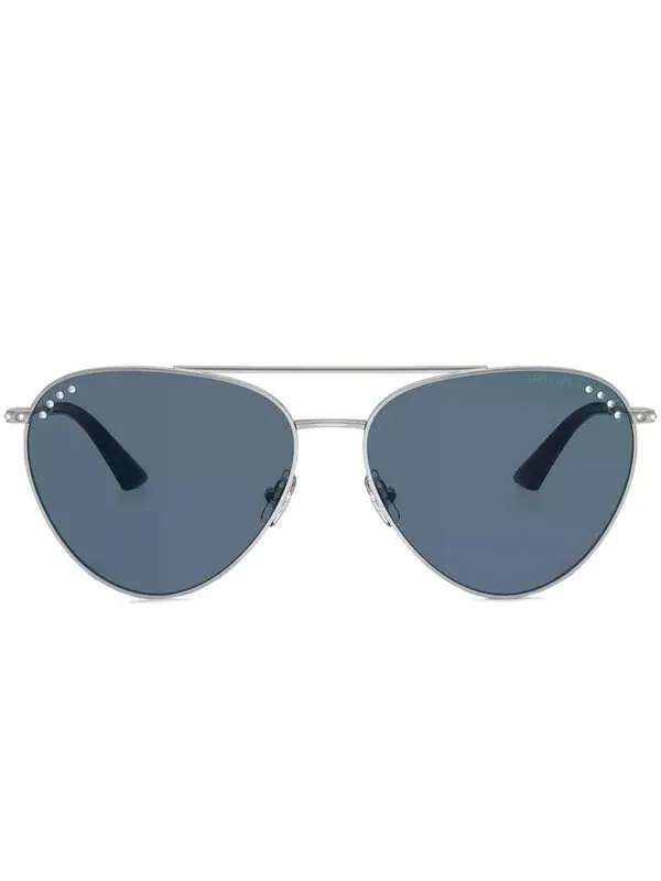 JIMMY CHOO Pilot-frame Sunglasses - Silver