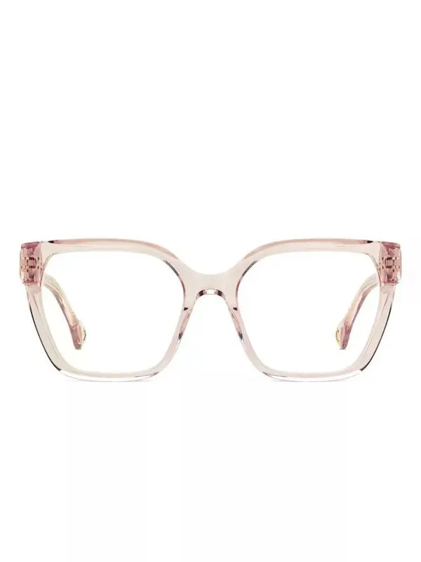 Carolina Herrera Square Frame Eyeglasses - Neutrals