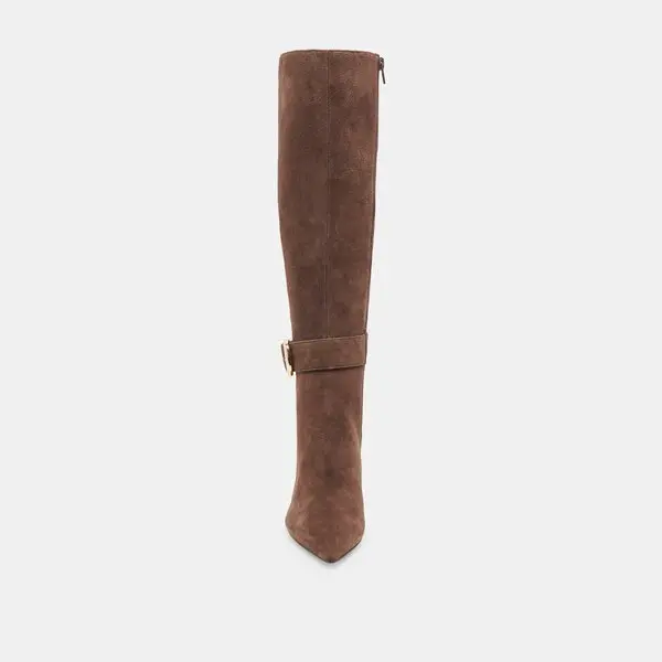 DOLCEVITA Kinzy Knee High Boots - Dk Brown Suede