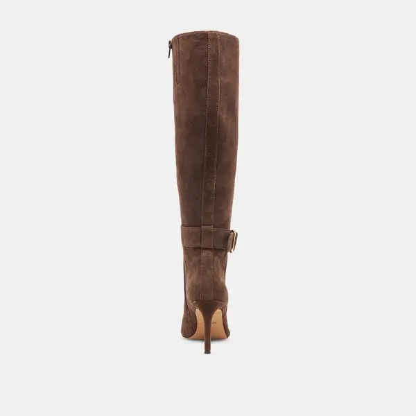DOLCEVITA Kinzy Knee High Boots - Dk Brown Suede