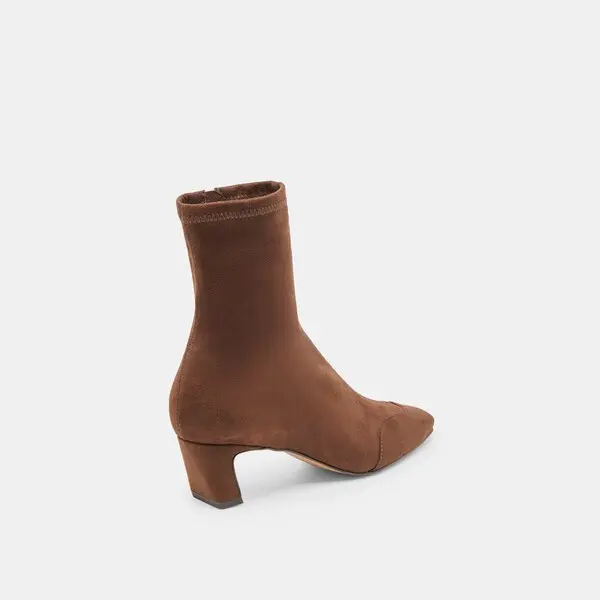 DOLCEVITA Anika Ankle Boots - Dk Brown Stella Suede