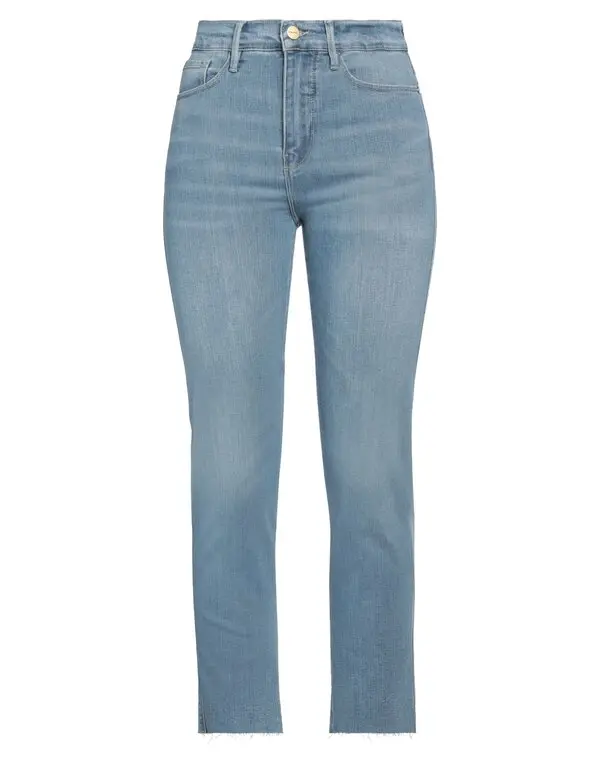 FRAME Straight-leg Jeans With Raw-cut Hem