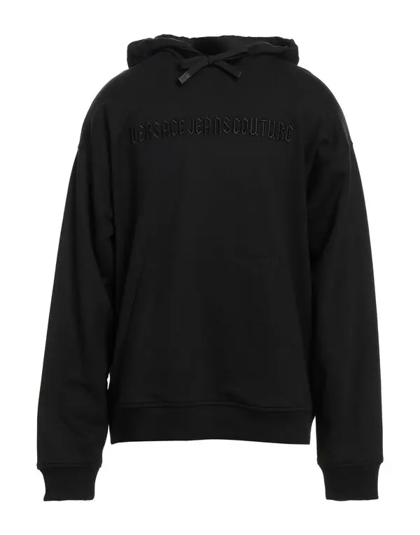 Versace Cotton Blend Long Sleeve Sweatshirt - Black