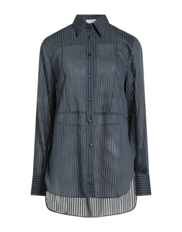 Brunello Cucinelli Striped Cotton And Silk Shirt