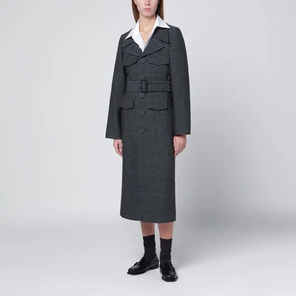 NAMACHEKO Wool Coat With Belt