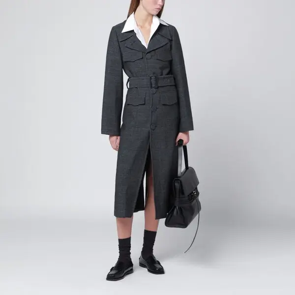 NAMACHEKO Wool Coat With Belt