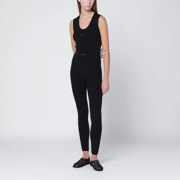 Fear Of God Stretch Waffle Knit Tank Top - Black