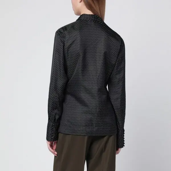 Dries Van Noten Jacquard Wrap Shirt