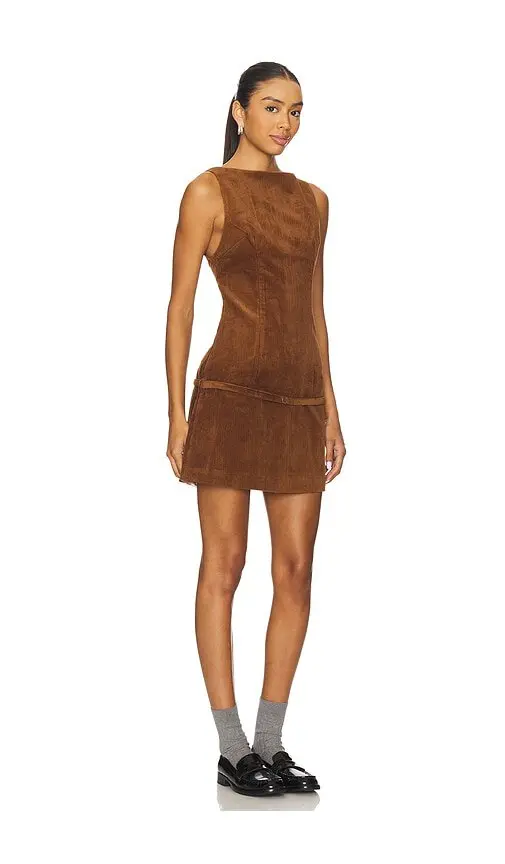 Buy Lioness Cocquette Mini Dress - Chocolate At 26% Off | Editorialist