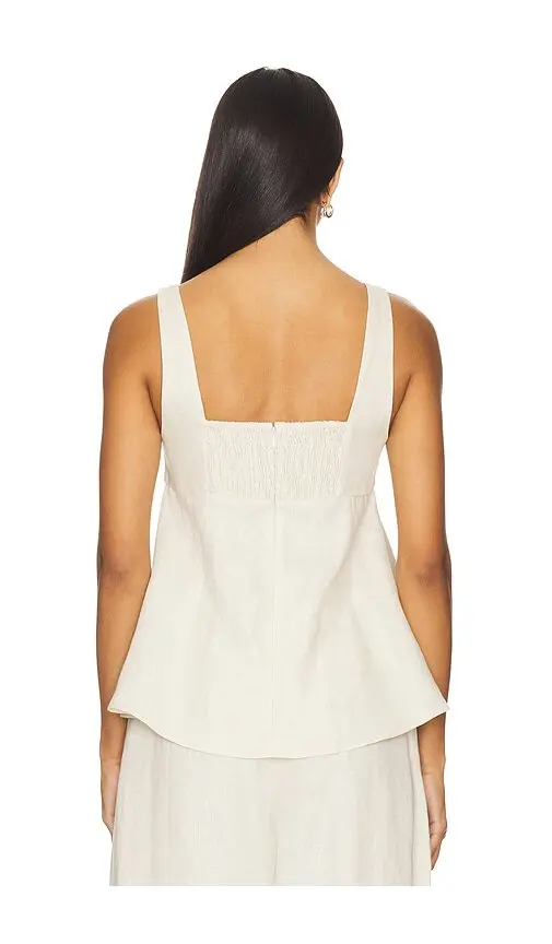 Faithfull The Brand Ellie Top - Ecru