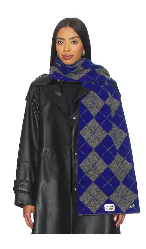 DAMSON MADDER Saskia Scarf - Blue