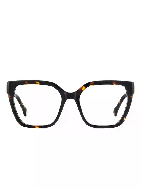 Carolina Herrera Square Frame Eyeglasses - Black