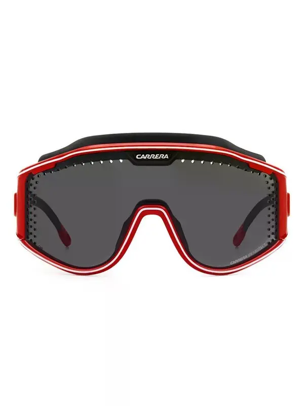 Carrera Eyewear Geometric Sunglasses With Interchangeable Lens - Red