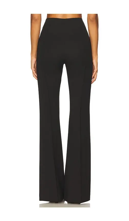 Smythe Pintuck Flare Pant - Deep Black