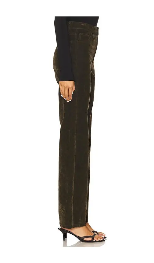 Joe's Jeans Margot Straight Flocked Trousers