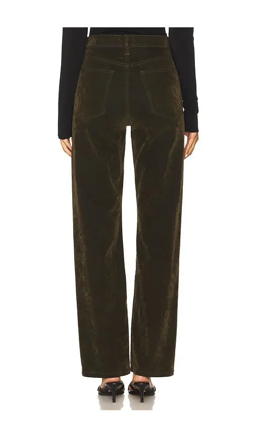 Joe's Jeans Margot Straight Flocked Trousers