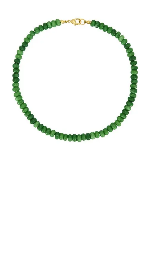 AMBER SCEATS Obi Beaded Necklace - Green