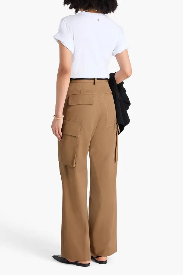 Victoria Beckham Cotton-twill Cargo Pants
