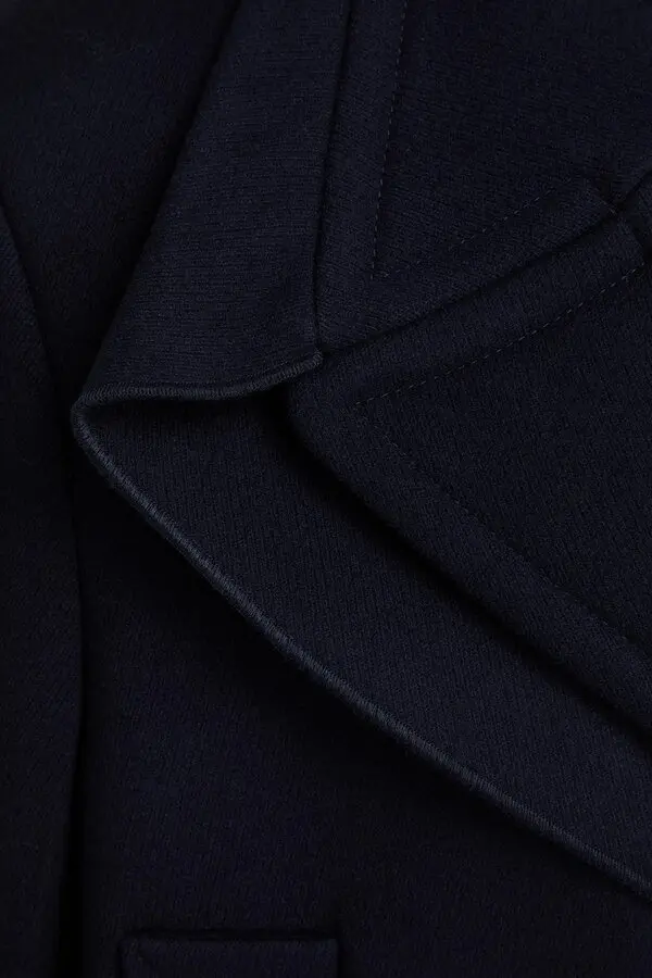Victoria Beckham Wool-felt Double-breasted Coat