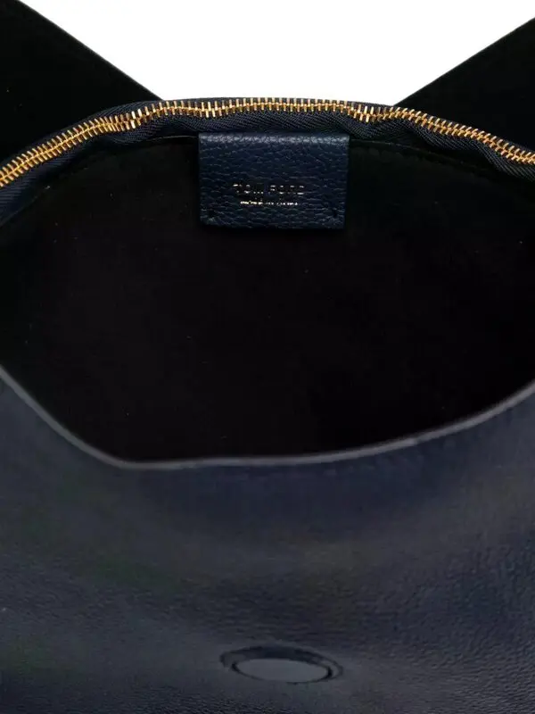 TOM FORD Large Tara T-bar Buckle Shoulder Bag - Blue