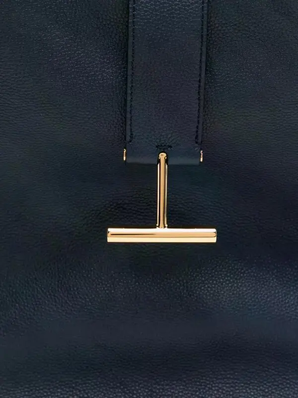 TOM FORD Large Tara T-bar Buckle Shoulder Bag - Blue