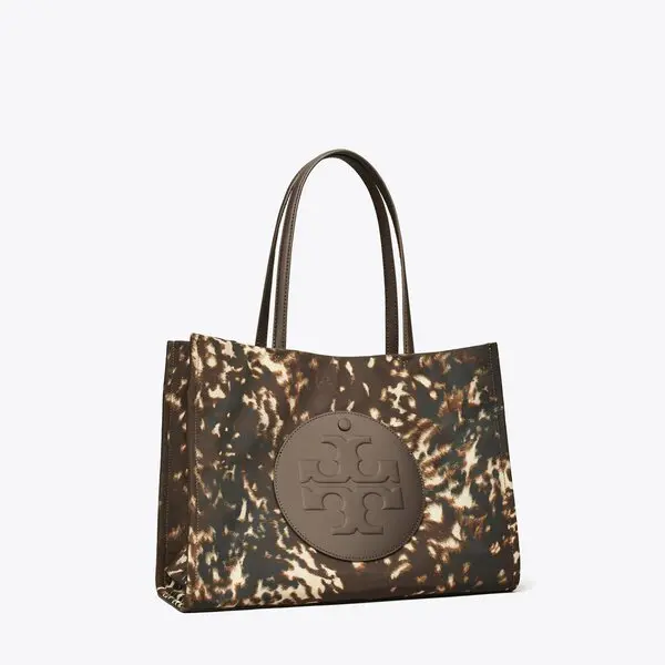 Tory Burch Ella Printed Small Tote - Fall Fawn