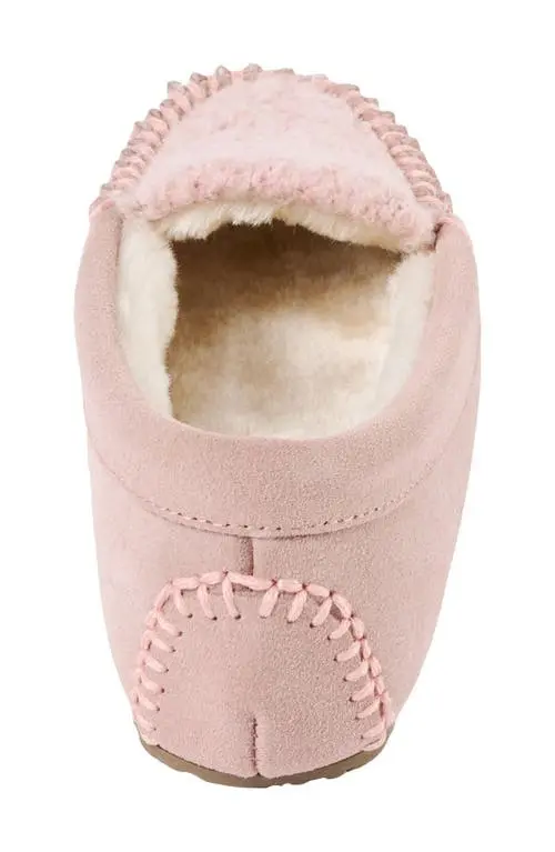Minnetonka Cosi Faux Shearling Slipper - Blush