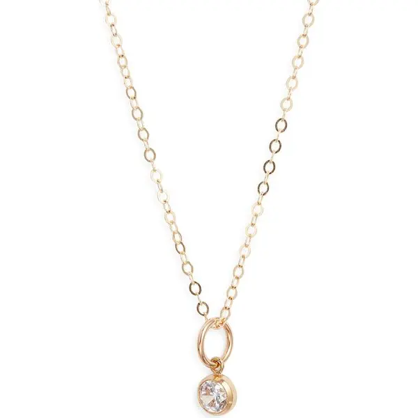NASHELLE Clarity Pendant Necklace - Gold Fill