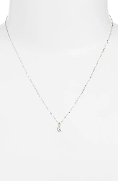 NASHELLE Clarity Pendant Necklace - Sterling Silver