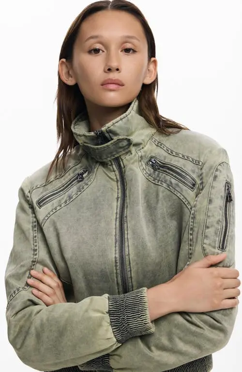 Desigual Padded Crop Jacket
