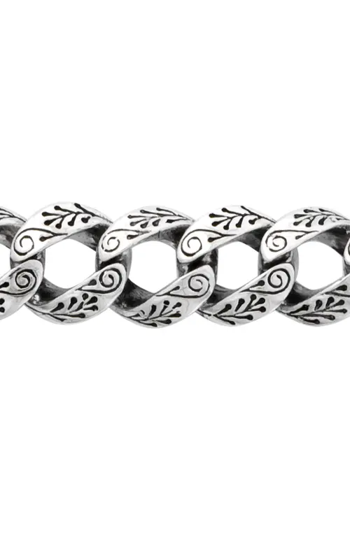 KING BABY STUDIO Small Carved Link Bracelet