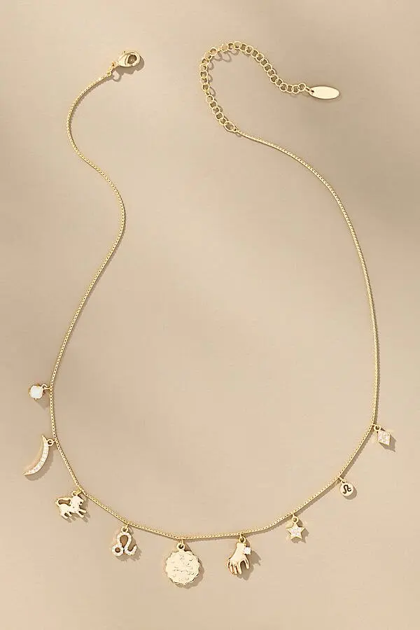 Anthropologie Zodiac Charm Necklace - Leo