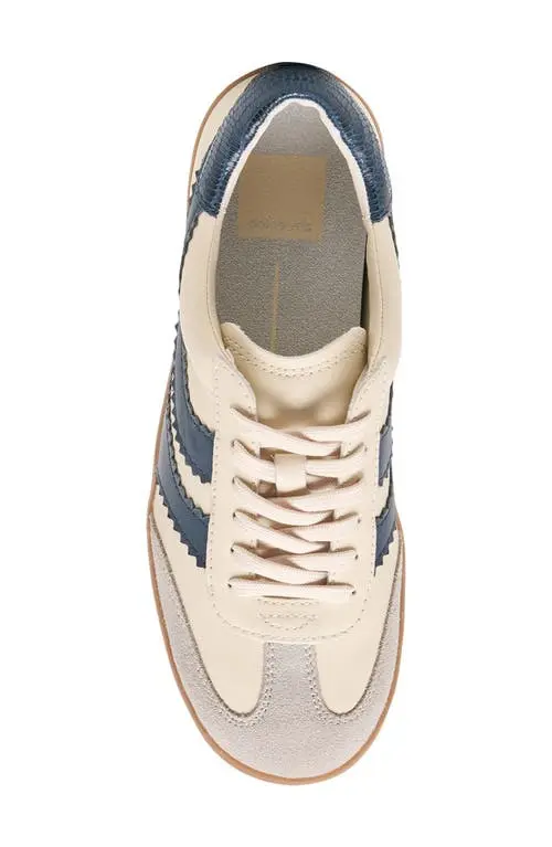 Dolce Vita Merit Low Top Sneakers - White/navy Leather