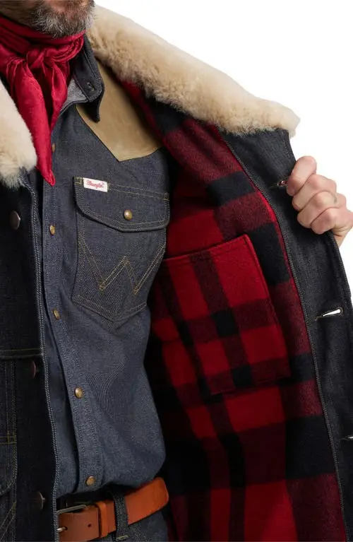 Wrangler Filson X Genuine Shearling Collar Packer Jacket