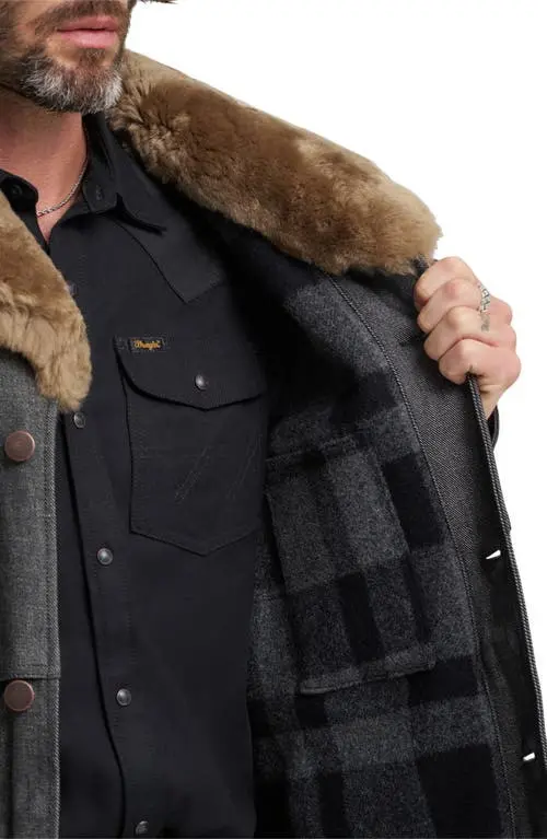 Wrangler Filson X Genuine Shearling Collar Packer Jacket