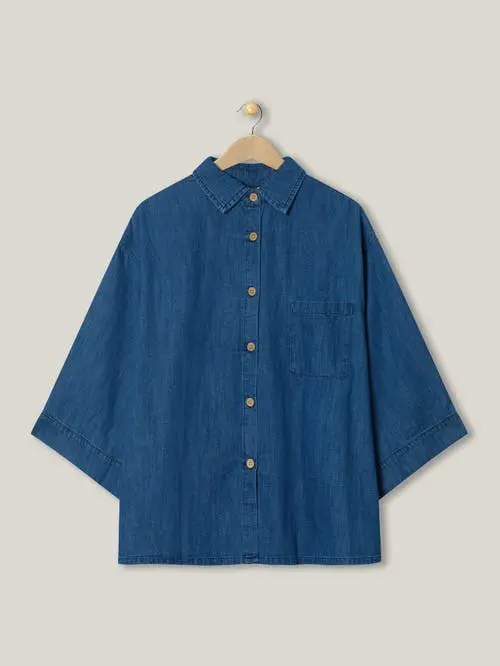 THE SIMPLE FOLK Chambray Denim Shirt