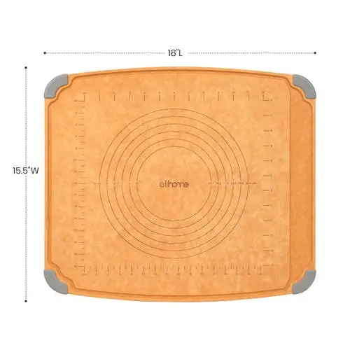 ELI HOME Multi-purpose Baking & Pastry Board 18" X 15