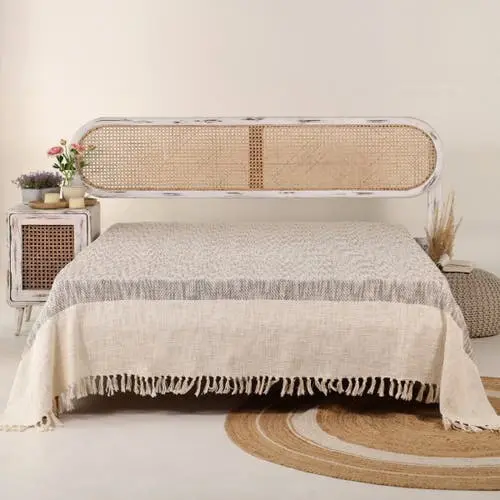 MELA ARTISANS Cotton Bed Cover