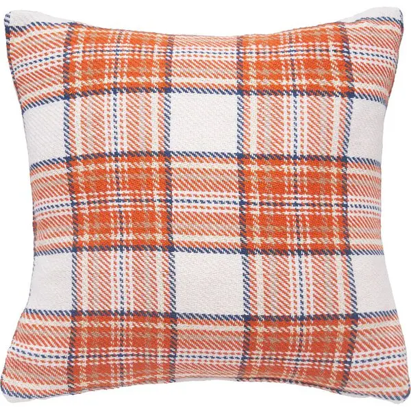 C&F HOME Plaid Decorative Throw Pillows - Blue
