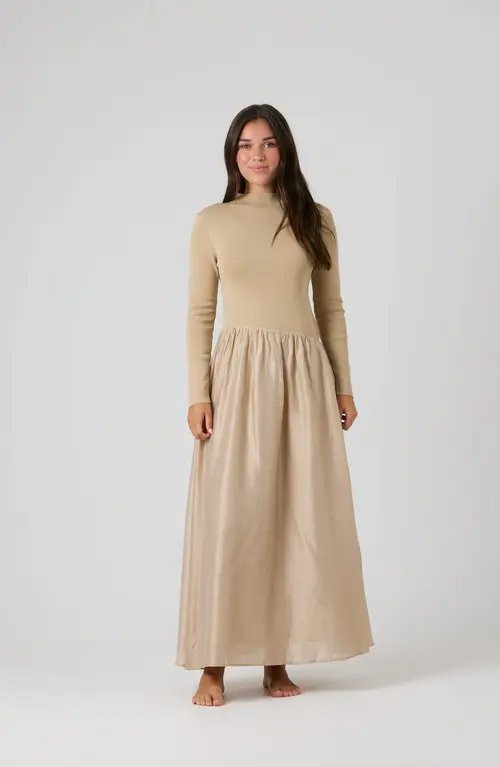 BY TESS COLLECTION Emme Maxi Dress - Beige