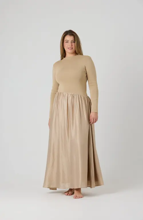 BY TESS COLLECTION Emme Maxi Dress - Beige