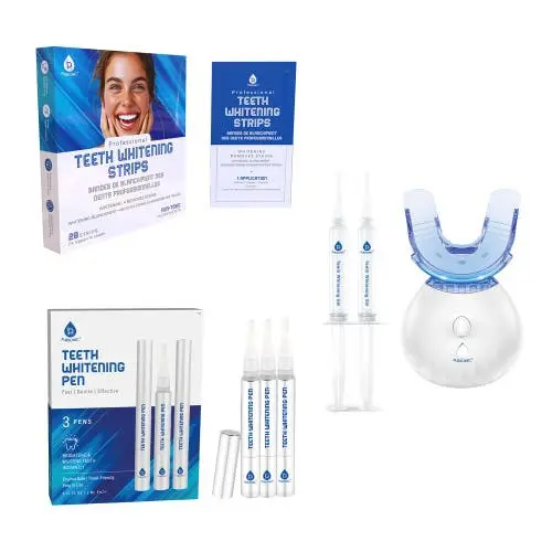 PURSONIC Complete Smile Ning Bundleled Ning Kit + Ning Pens + Professional Ning Strips - White