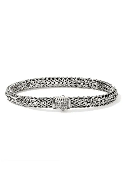 John Hardy Icon Diamond Bracelet - Silver