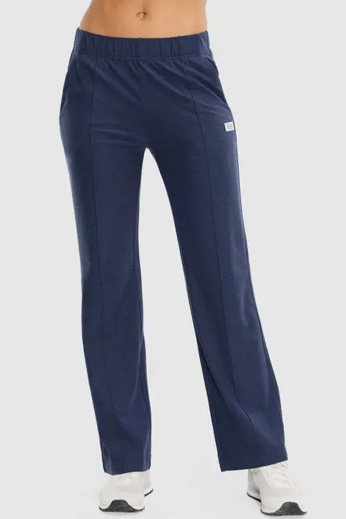 PELOTON Dreamblend Mid-rise Full-length Pant - Navy Blue
